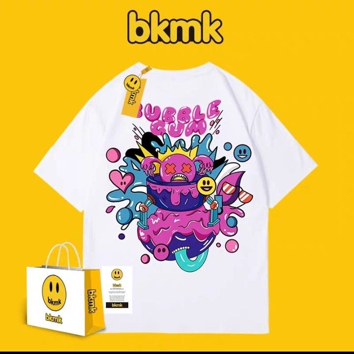 BKMK Bubble Gum, Men's Fashion, Tops & Sets, Tshirts & Polo Shirts on ...