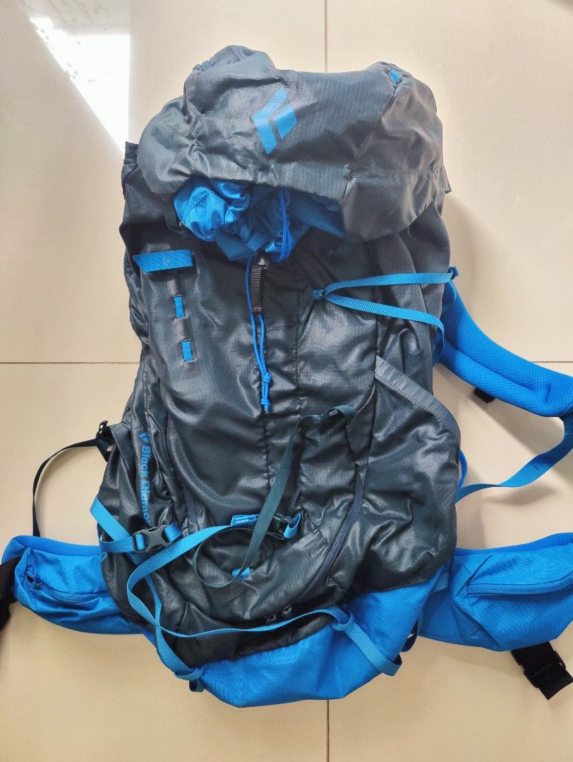 Black Diamond Element 60 Pack, Moroccan Blue, Men's Fashion, Bags ...