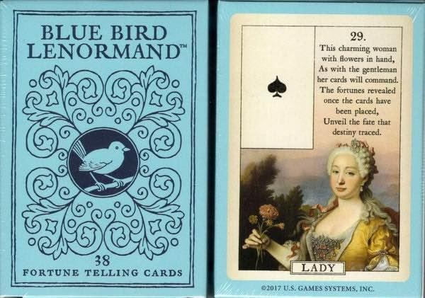 Blue Bird Lenormand Fortune Telling Cards USGS, 興趣及遊戲, 玩具 & 遊戲類 - Carousell