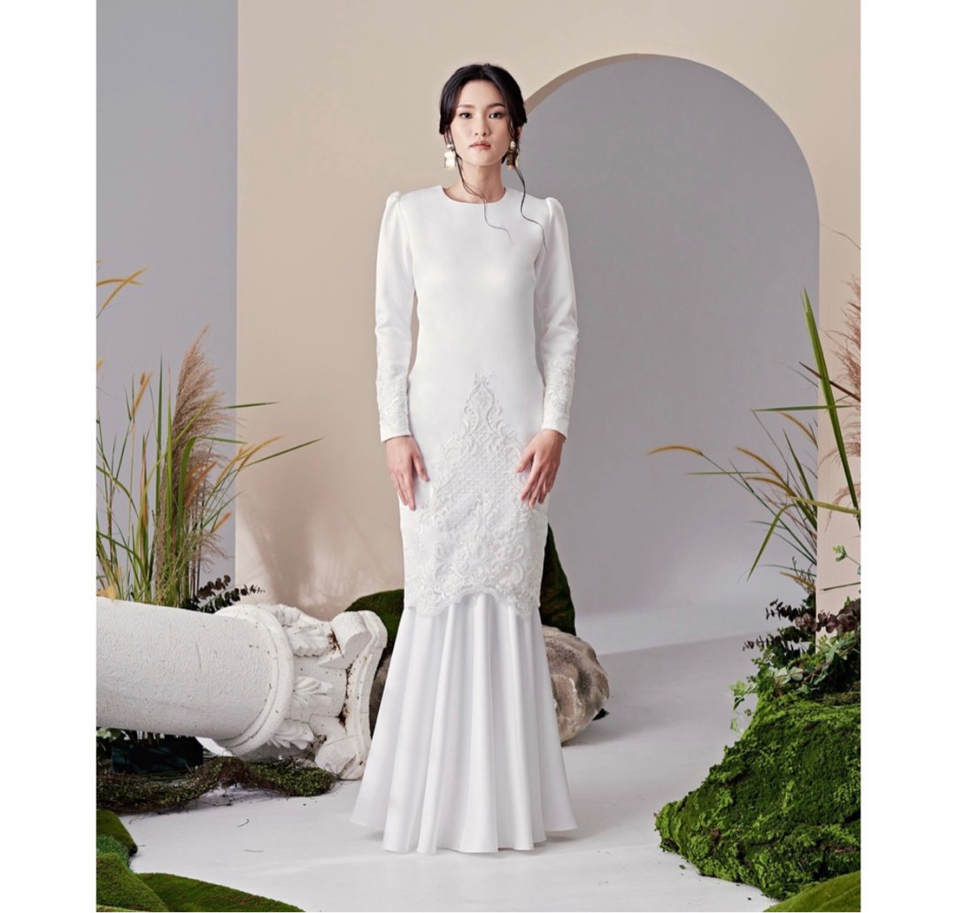 Bridal series Adnaa HQ, Women's Fashion, Muslimah Fashion, Baju Kurung ...