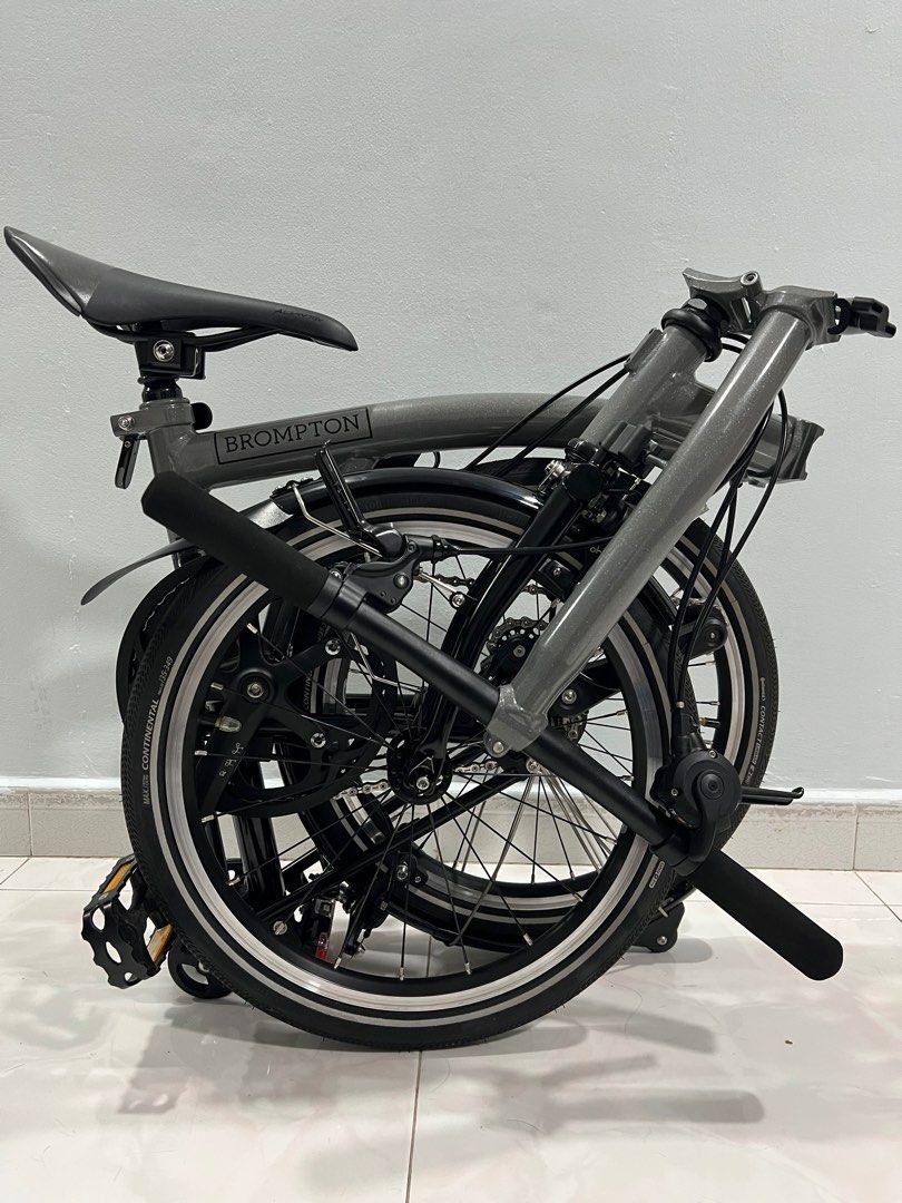 Brompton P Line (Storm Grey), Sports Equipment, Bicycles & Parts ...