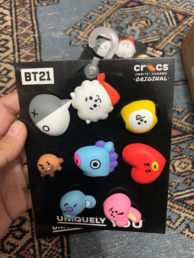 BT21 x Crocs JIBBITZ (8 pieces) on Carousell