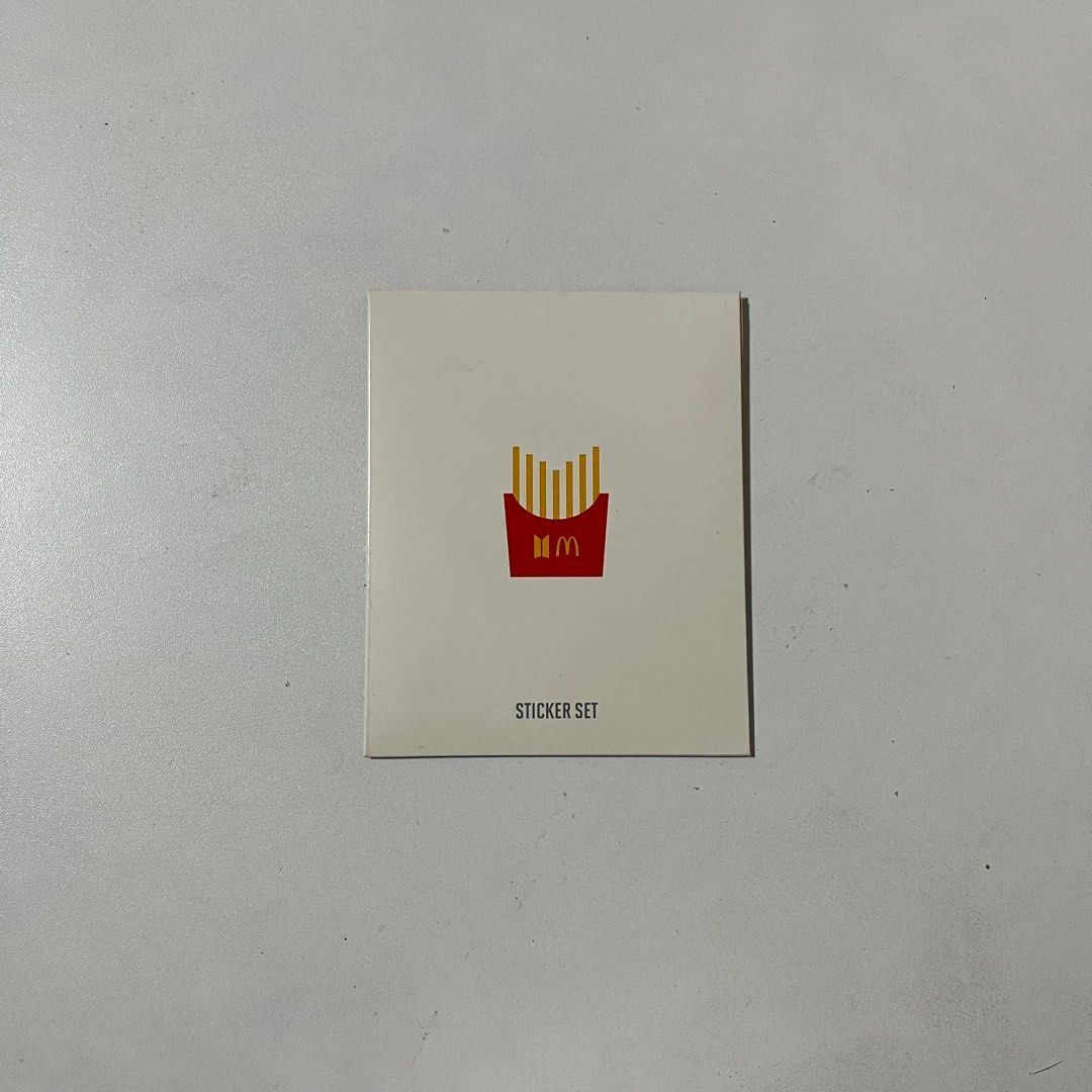 BTS Mcdo Sticker Set on Carousell