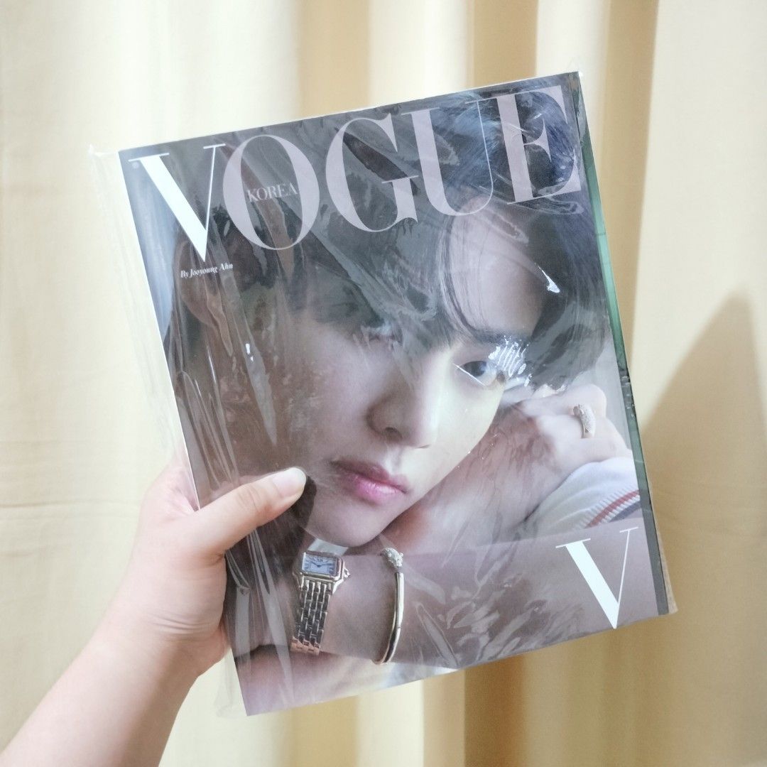 BTS V Vogue Korea Cover 2022 October Issue on Carousell