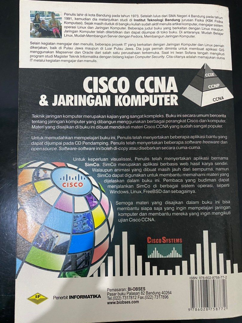 Buku “CISCO CCNA & JARINGAN KOMPUTER”, Buku & Alat Tulis, Buku di Carousell