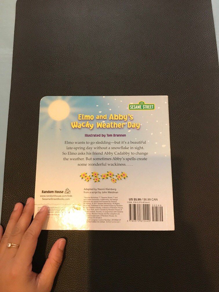 Buku Elmo and Abby's Wacky Weather Day BK-KI-170, Buku & Alat Tulis ...