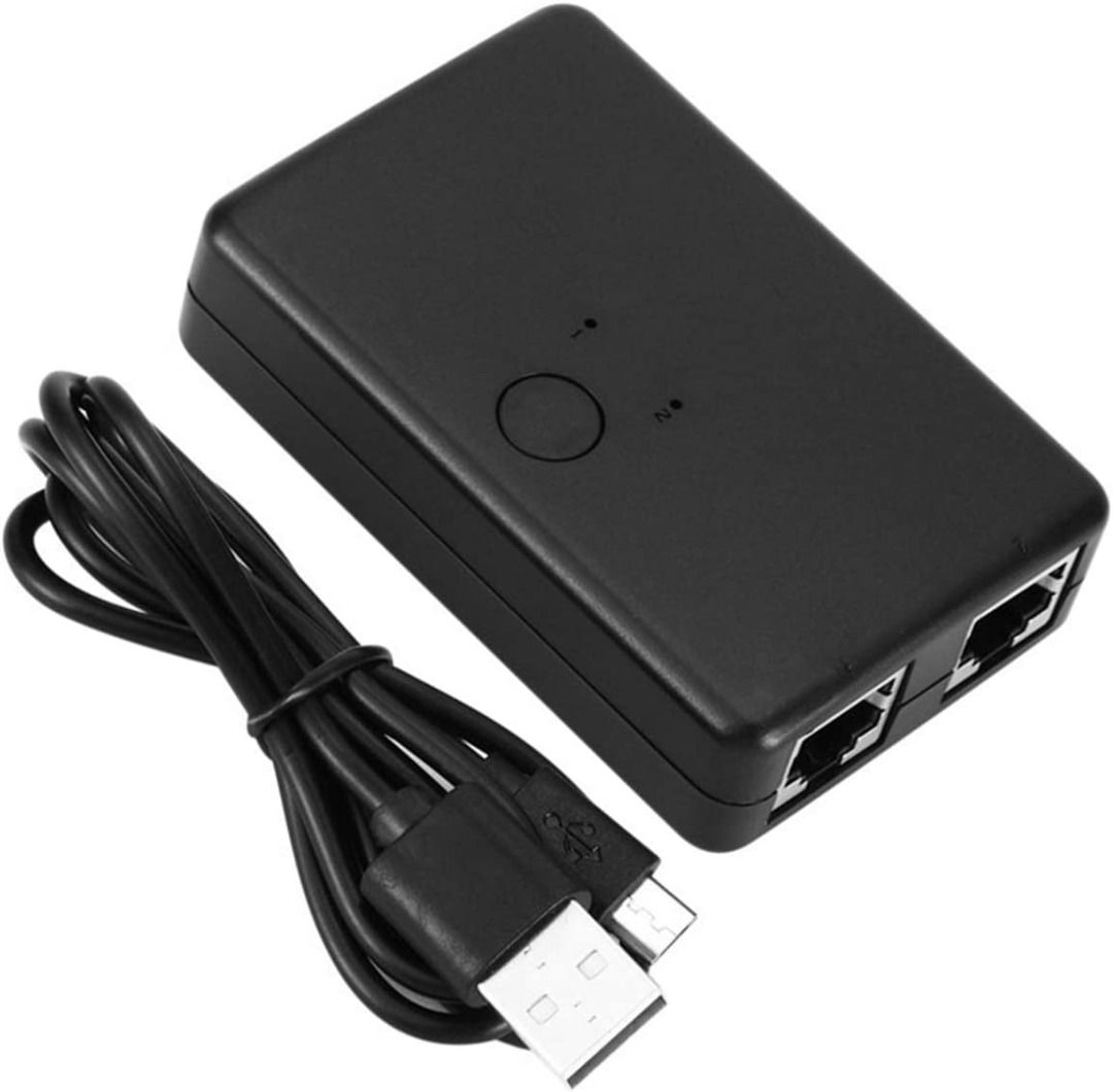 [C1322] Queen.Y 2 Ports Network Switch RJ45 Network Switch Box Computer ...