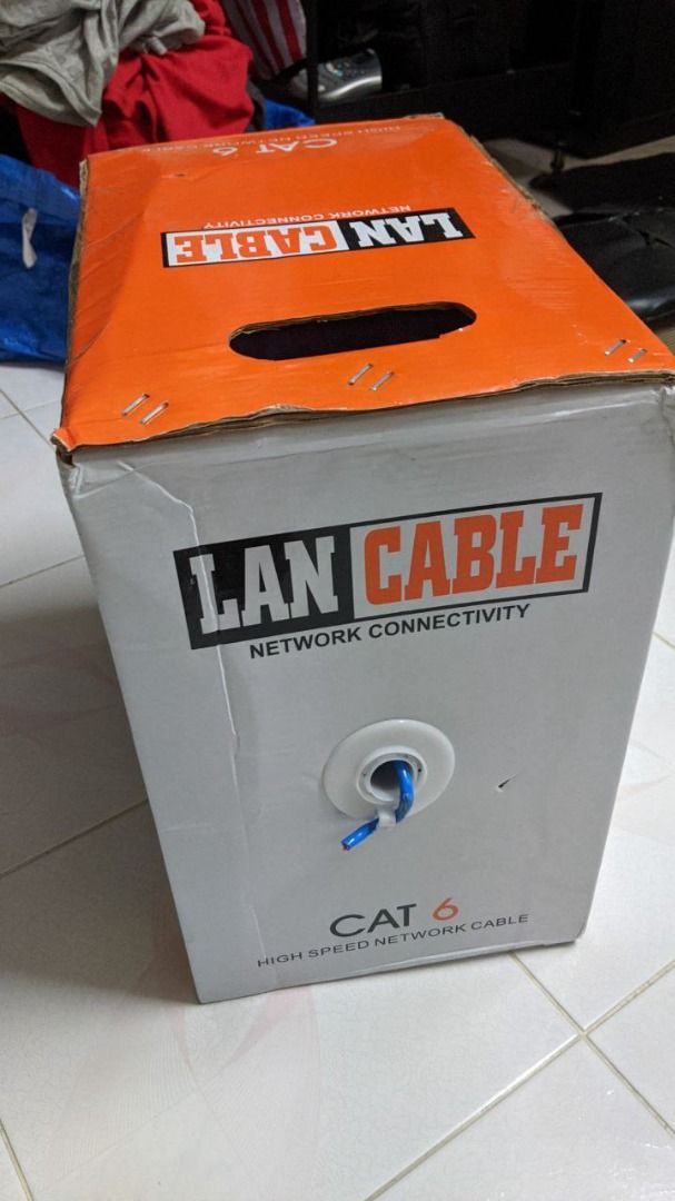 cable network cat6 306 meter, Computers & Tech, Parts & Accessories ...