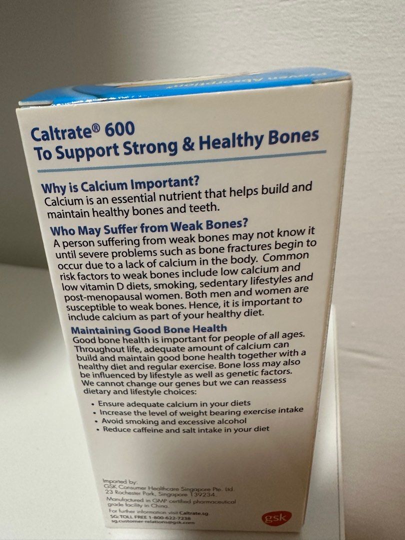 Calcium Caltrate, Health & Nutrition, Health Supplements, Vitamins ...