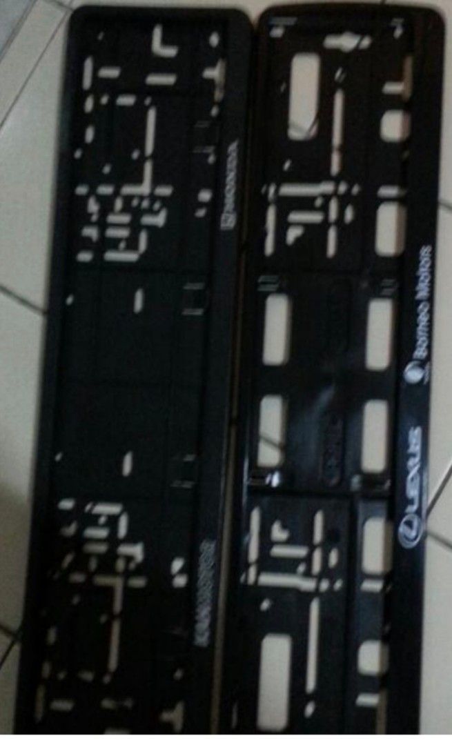 Car number plate cover, Car Accessories, Car Plates on Carousell