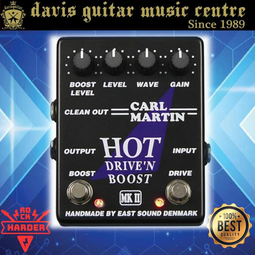Carl Martin Hot Drive and Boost MK II Guitar Effect Pedal, Hobbies ...