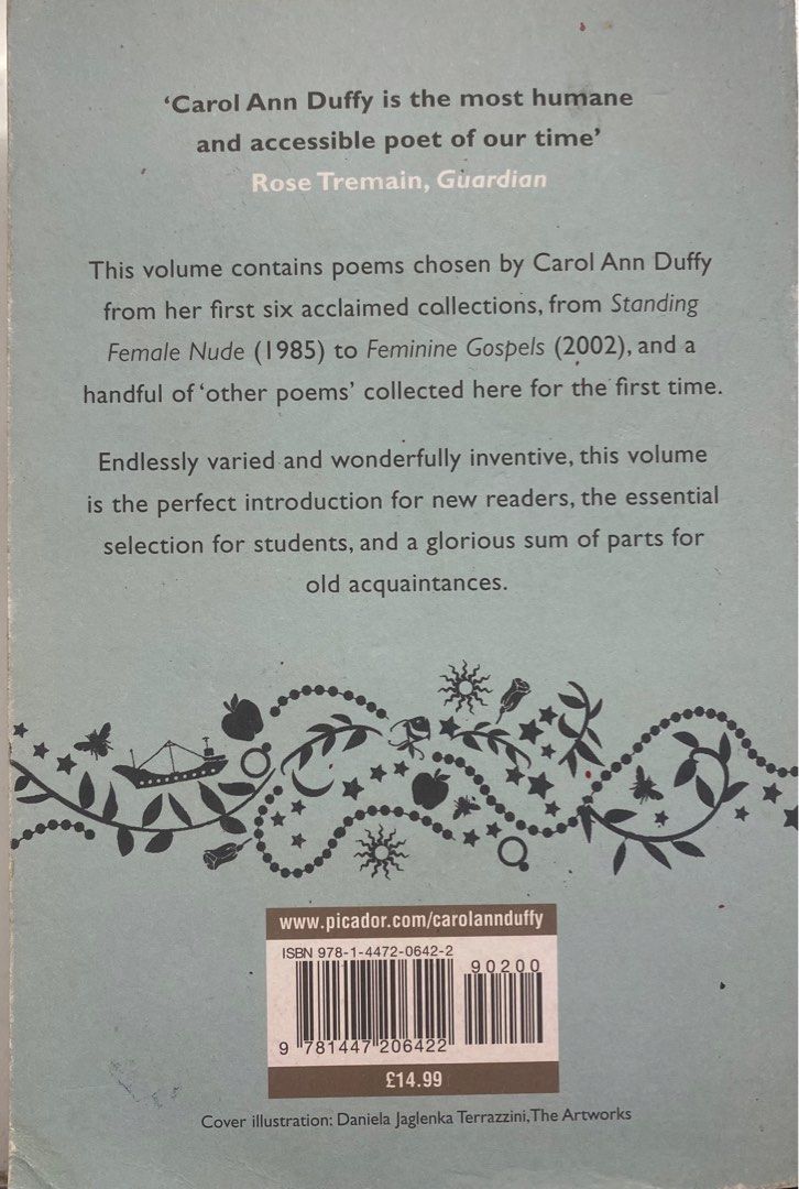 Carol Ann Duffy New Selected Poems, Hobbies & Toys, Books & Magazines ...