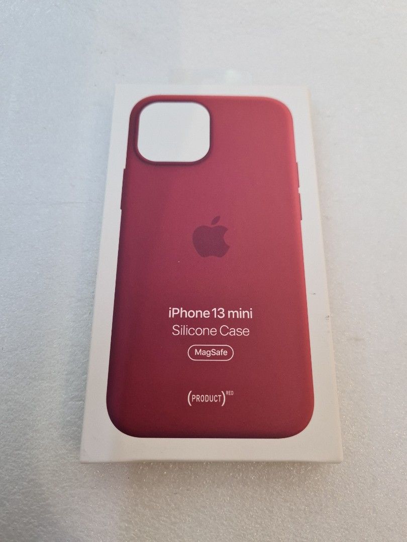 Apple iPhone 13 mini Silicone Case with MagSafe Red A2388 MNL03FE/A ...