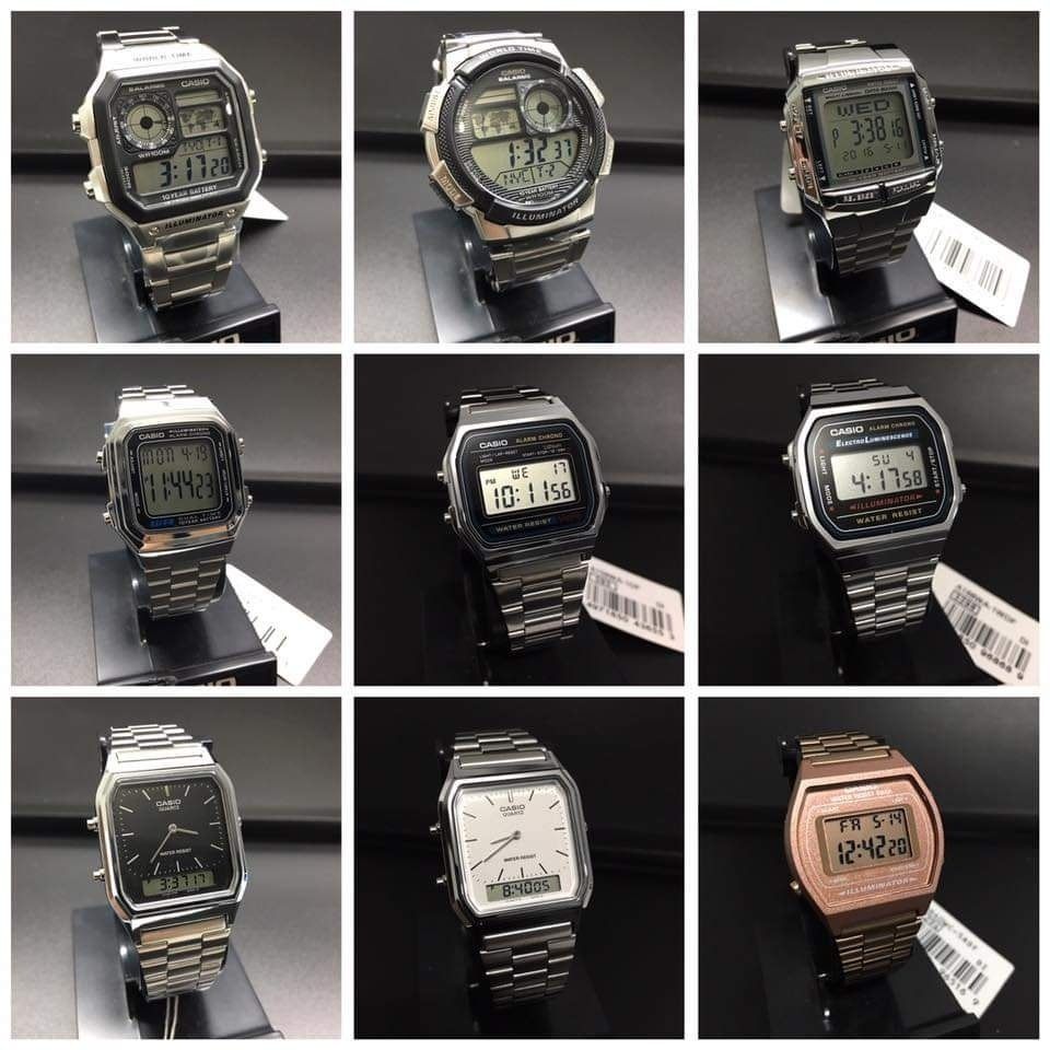 Casio - A168 Silver, Luxury, Watches on Carousell