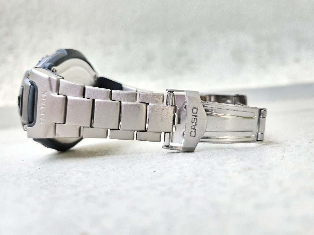 Casio protrek prg-50 titanium watch 電子錶 vintage classic 懷舊 tough solar ...