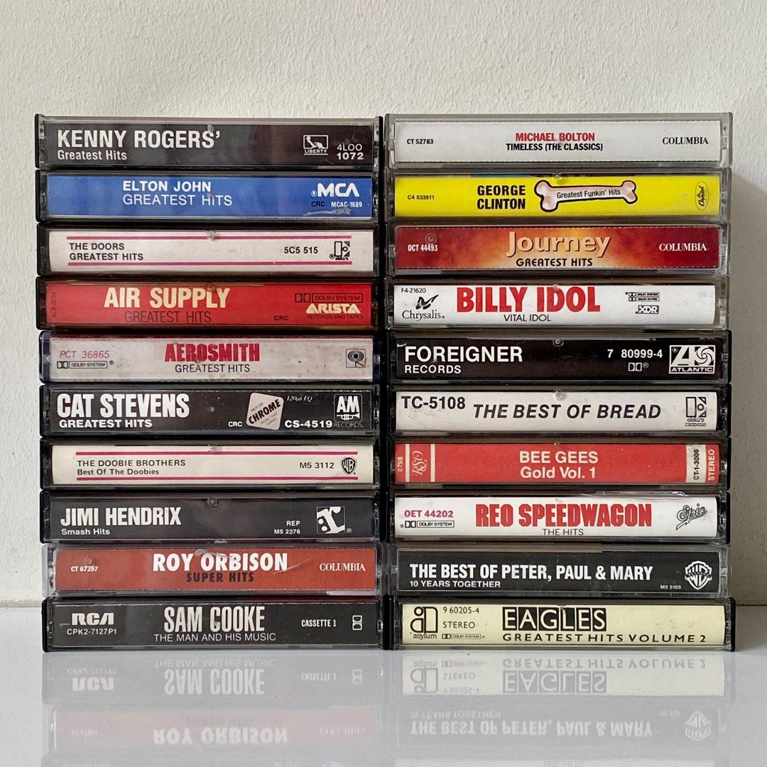 1970s & 80s US Original Audio Cassette Tapes - Classic Compilations, Hobbies & Toys, Music ...