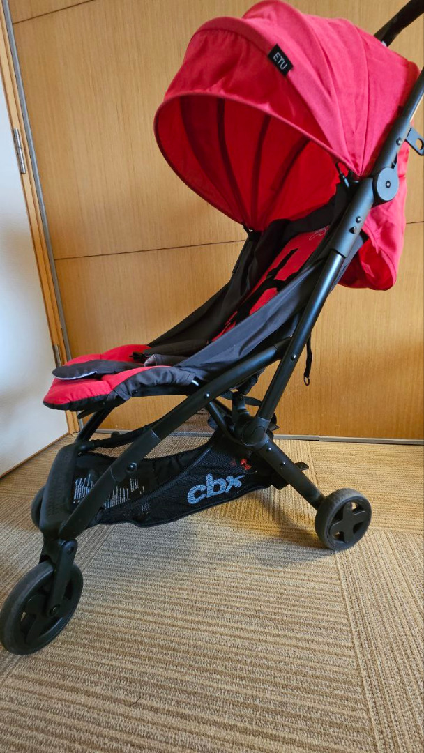 cbx | Etu Crunchy Red | Compact Stroller Pushchair, Babies & Kids ...