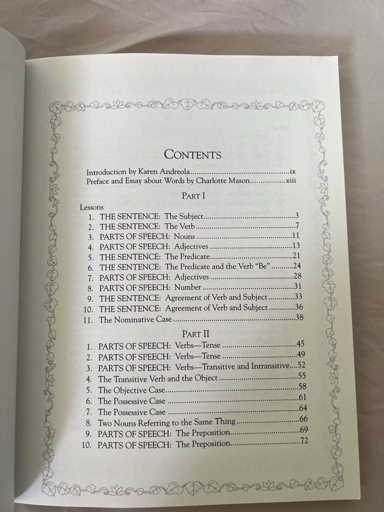 Charlotte Mason Simply Grammar by Karen Andreola, Hobbies & Toys, Books ...