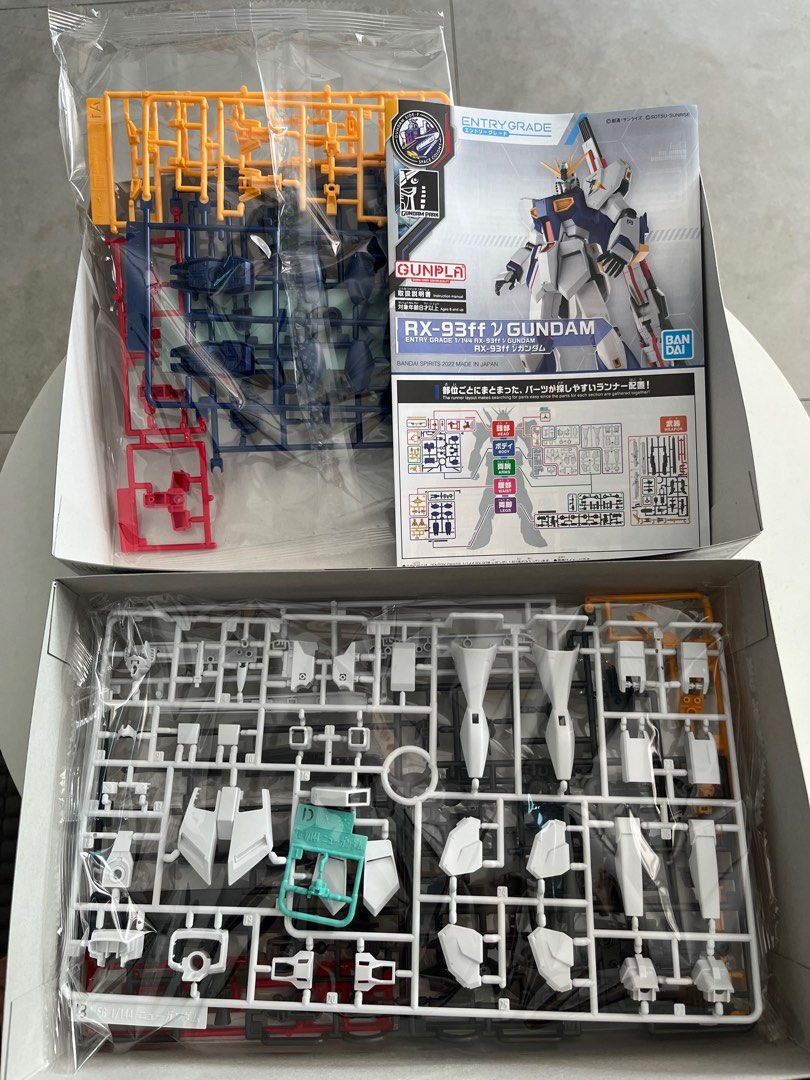 *Clear Backlog* EG RX-93ff V Gundam Model Kit, Hobbies & Toys, Toys & Games on Carousell