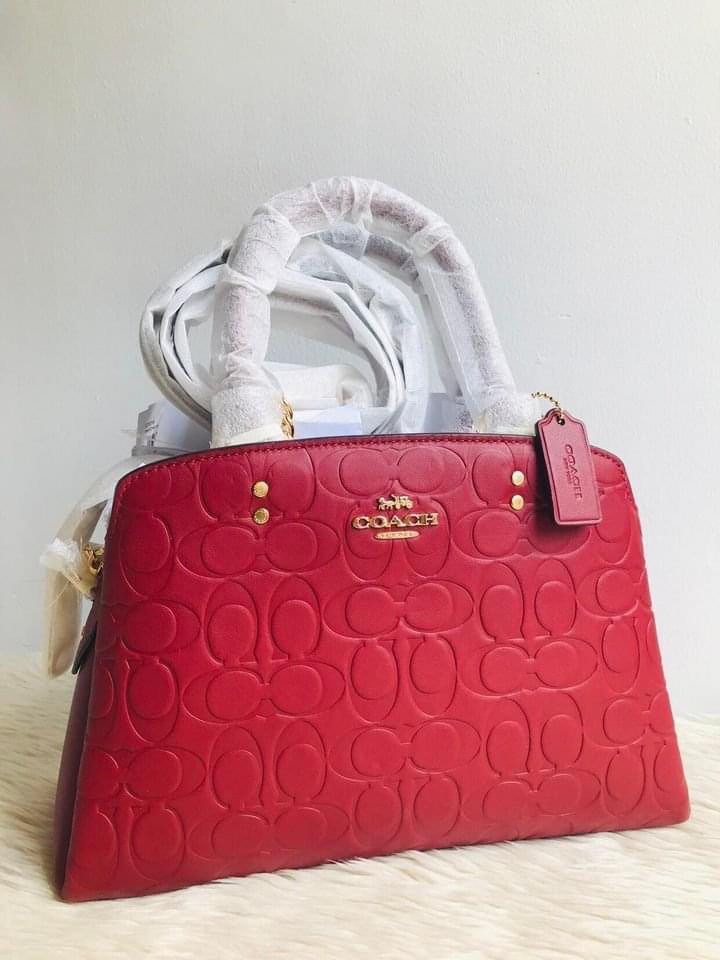 Coach C7278 Mini Lillie Carryall Bag In Signature Leather Embossed ...