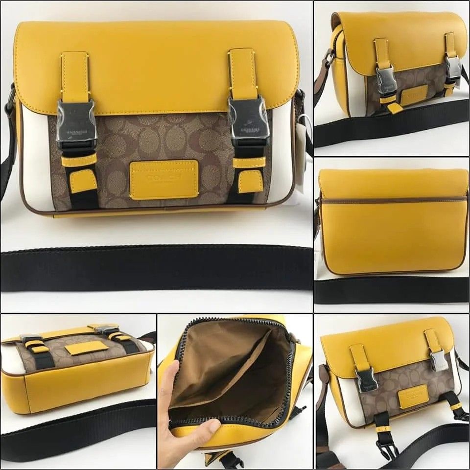 Coach messenger bag, Men's Fashion, Bags, Sling Bags on Carousell