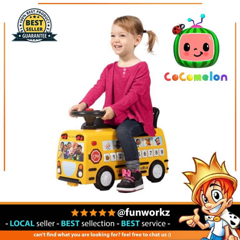 Cocomelon Unisex Bus with Storage Space | 36 Interactive Buttons ...
