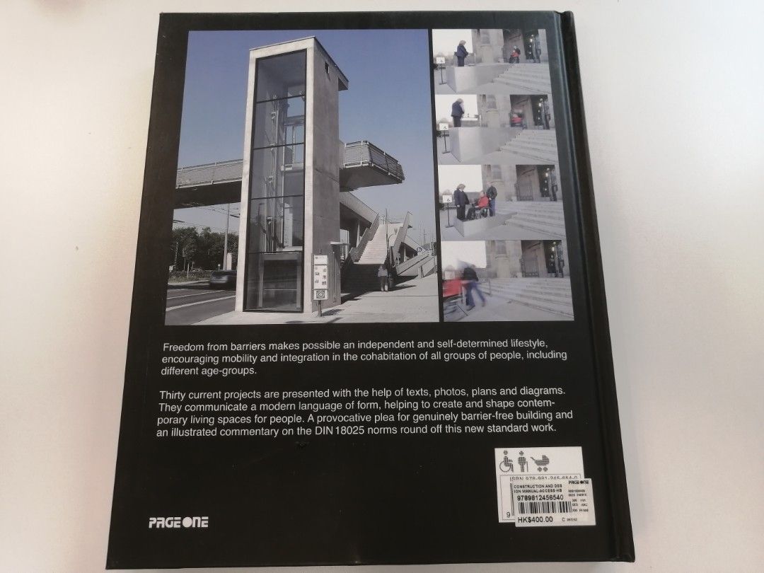 Construction and Design Manual Accessible Architecture, 興趣及遊戲, 書本 & 文具 ...