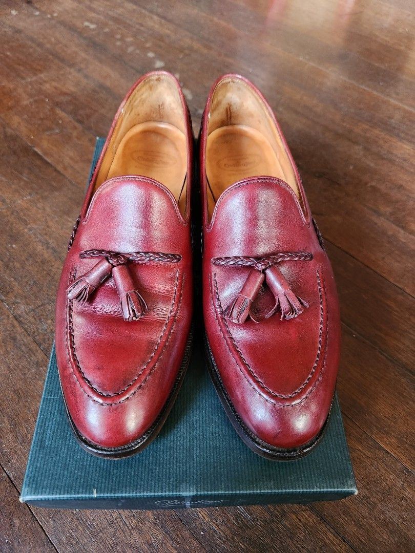 Crockett And Jones Belgravia Tassel Loafers 95d On Carousell