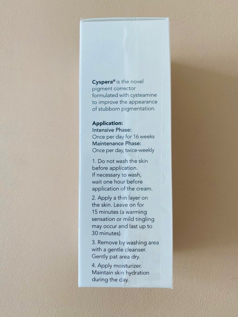 Cyspera Cysteamine Intensive Pigment Corrector, Beauty & Personal Care ...