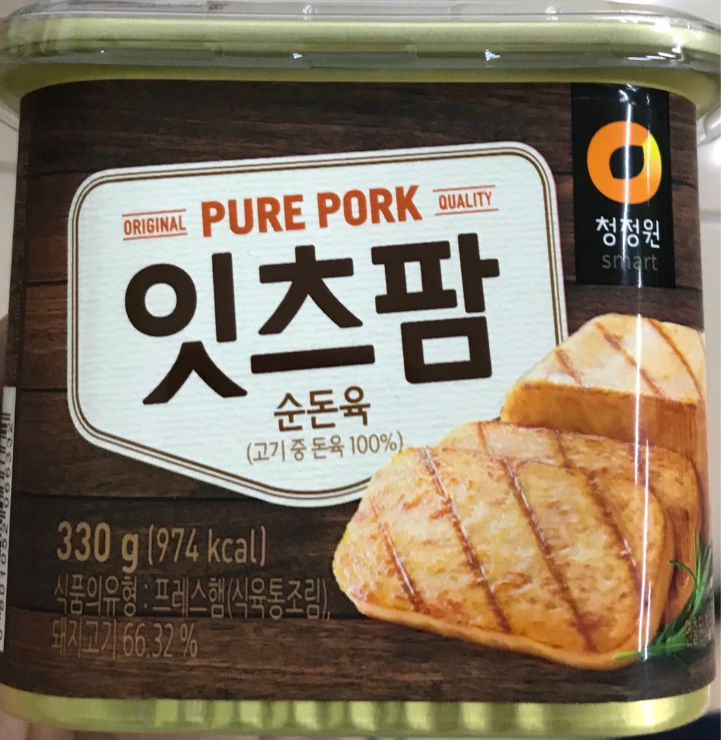 Daesang Pure Pork Luncheon Meat 330g, Food & Drinks, Packaged & Instant ...