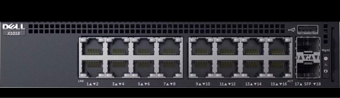 Dell Networking X1018 Smart Web Managed Switch KF Comtech, Computers ...