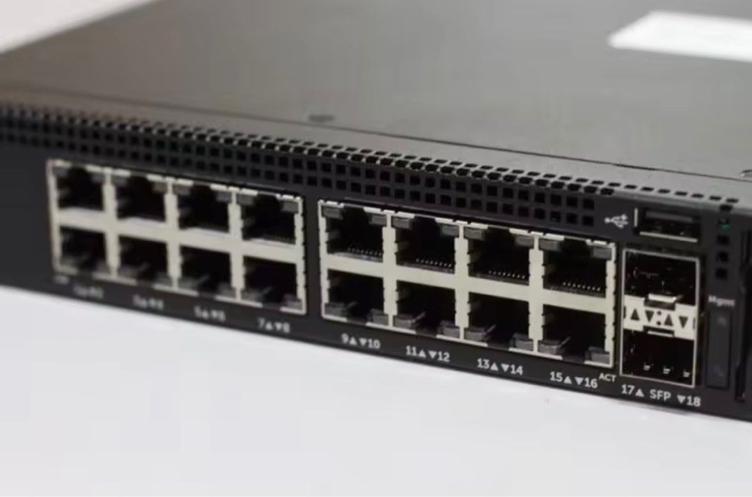 Dell Networking X1018 Smart Web Managed Switch KF Comtech, Computers & Tech, Office & Business ...
