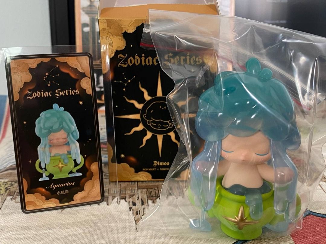 Dimoo Zodiac (Aquarius) Pop Mart, Hobbies & Toys, Toys & Games on Carousell