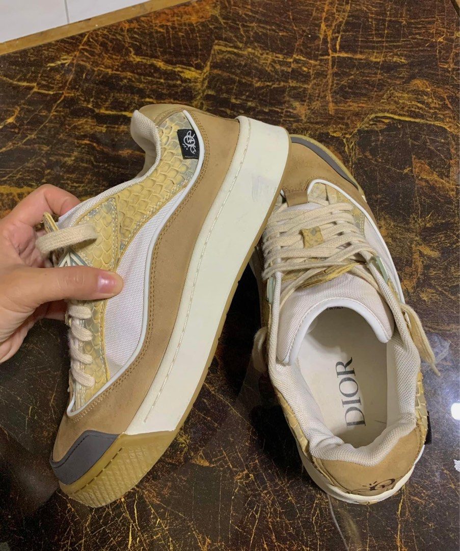 Dior x Travis Scott B713 Cactus Jack Beige/Brown on Carousell