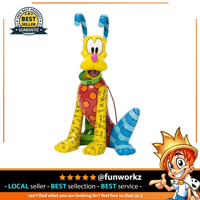 Disney by Britto Pluto Stone Resin Figurine, Hobbies & Toys, Toys ...