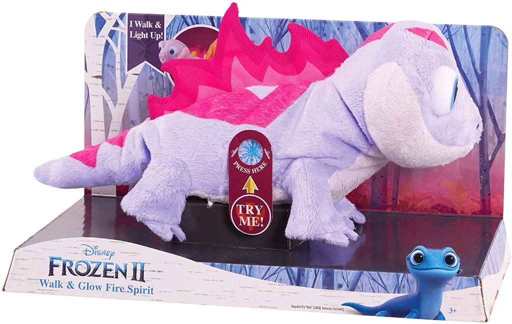 Disney Frozen 2 Walk & Glow Bruni The Salamander, Lights and Sounds ...