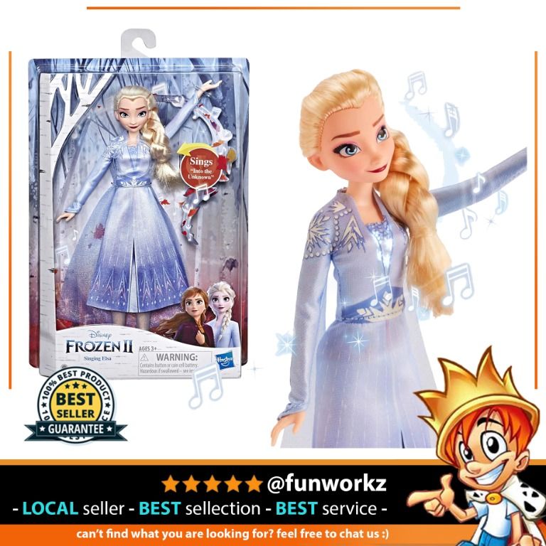 Disney Hasbro Frozen 2 Singing Doll Elsa, Hobbies & Toys, Toys & Games ...