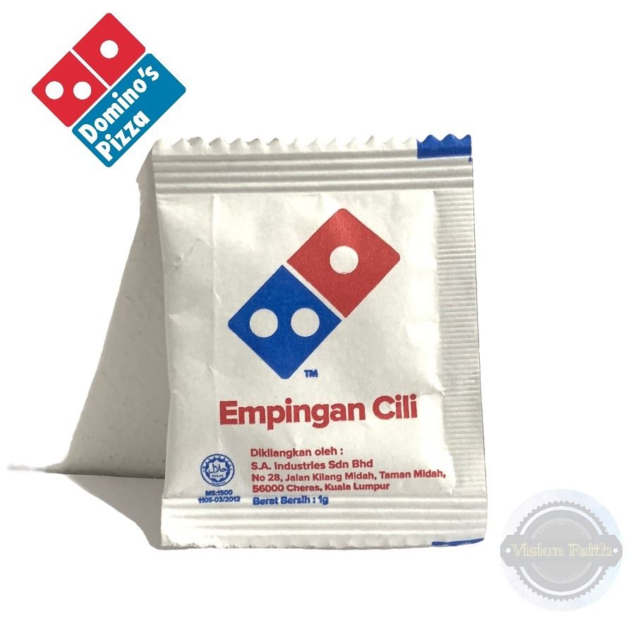DOMINO'S CHILLI FLAKES 1g [1PC], Food & Drinks, Packaged & Instant Food ...
