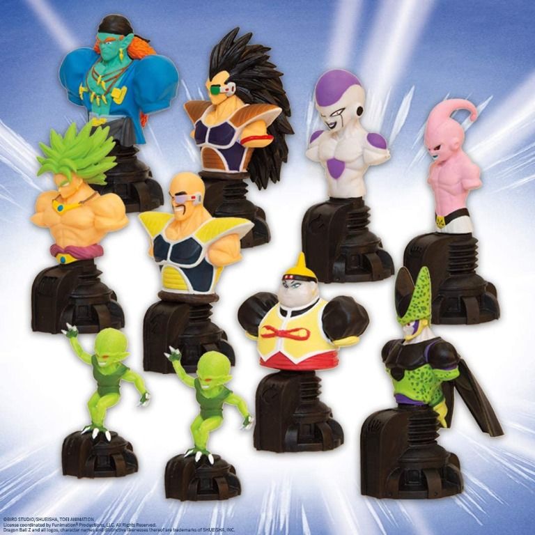 Dragon Ball Z Collector's Chess Set | Custom Sculpted Chess Pieces DBZ ...