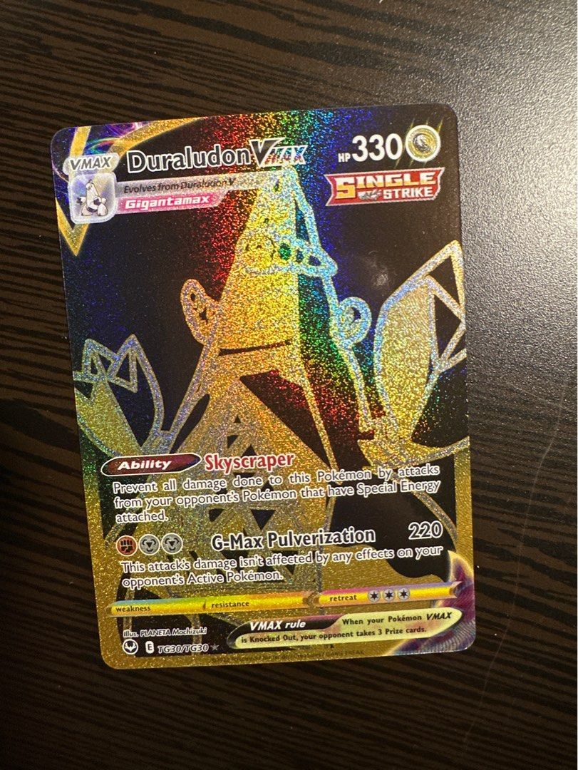 Duraludon vmax gold, Hobbies & Toys, Toys & Games on Carousell