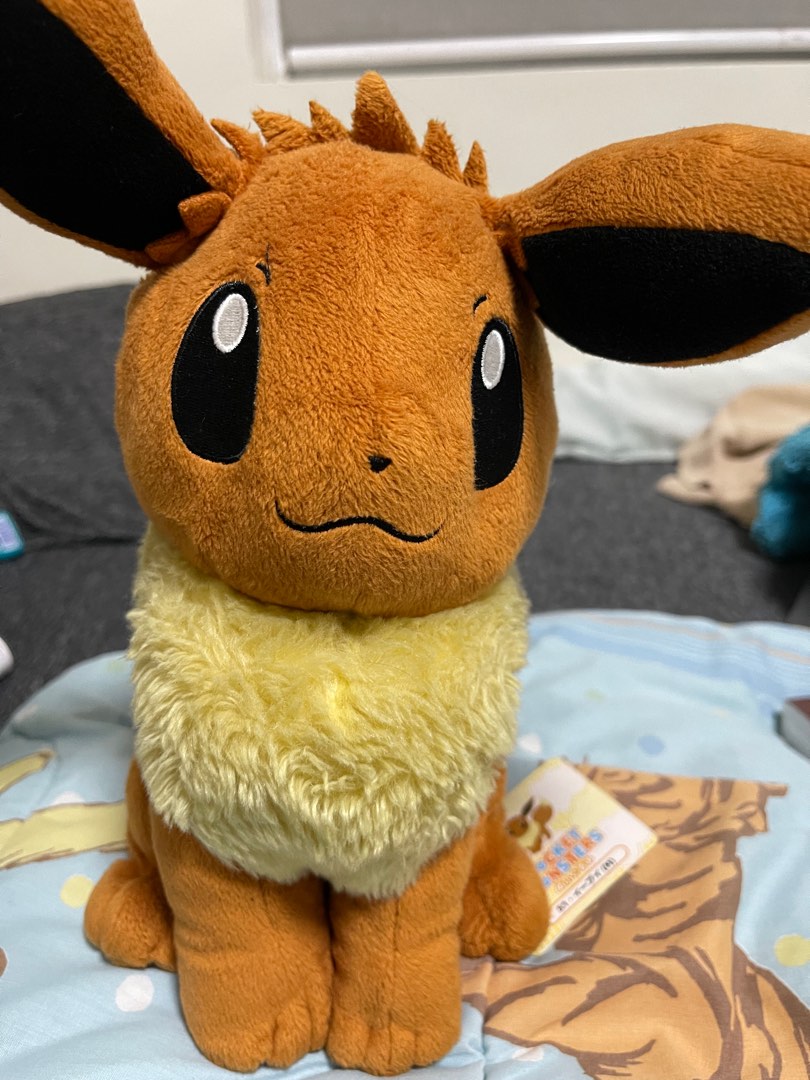 Eevee Plush Pokemon, Hobbies & Toys, Toys & Games on Carousell