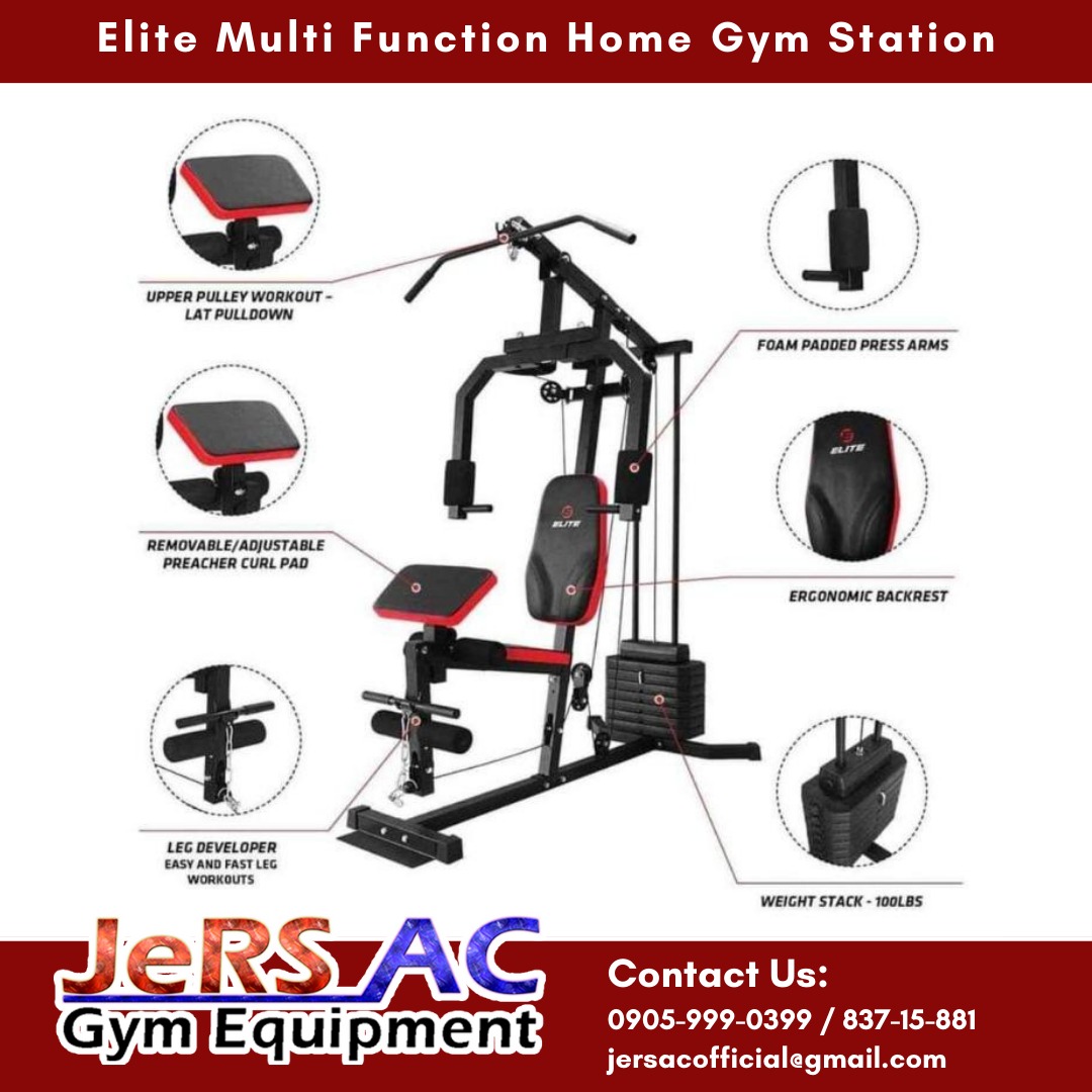 Elite Multi Function Home Gym Station, Sports Equipment, Other Sports ...