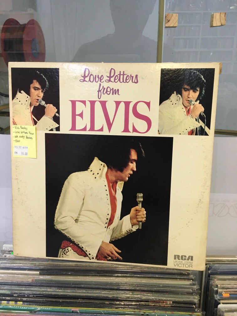 Elvis Presley - Love Letters From Elvis lp, Hobbies & Toys, Music ...