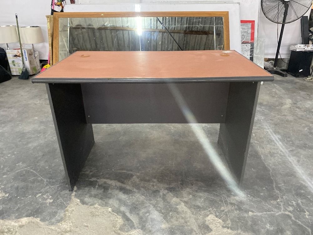 (F20007582) Brown Wooden Working Table / Meja Kerja Kayu Coklat ...