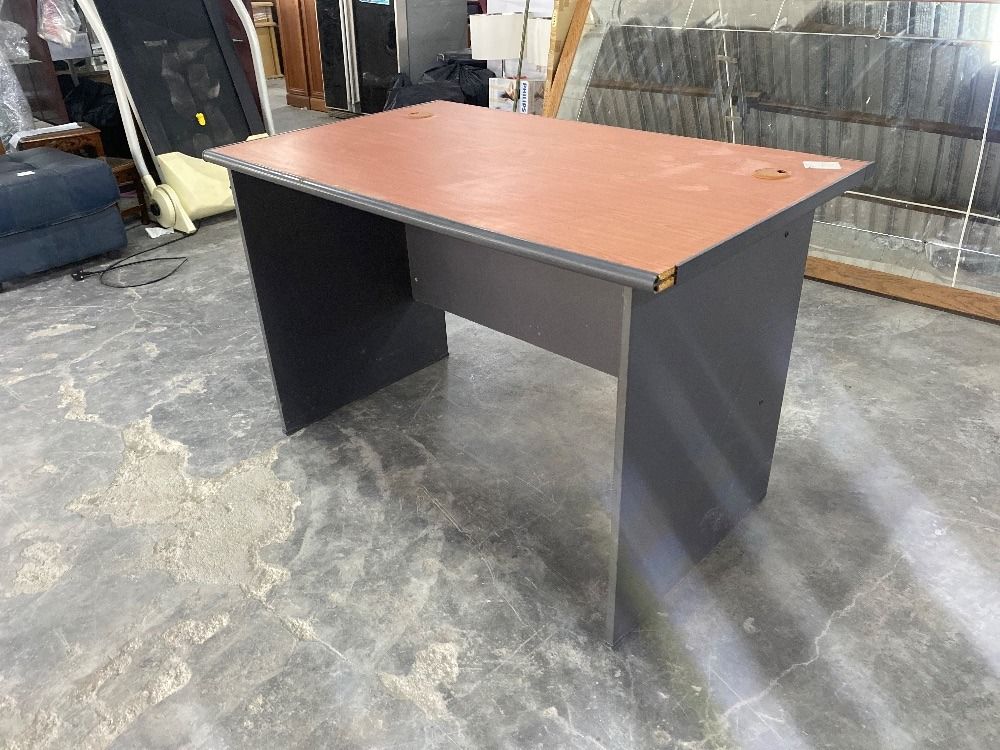 (F20007582) Brown Wooden Working Table / Meja Kerja Kayu Coklat ...