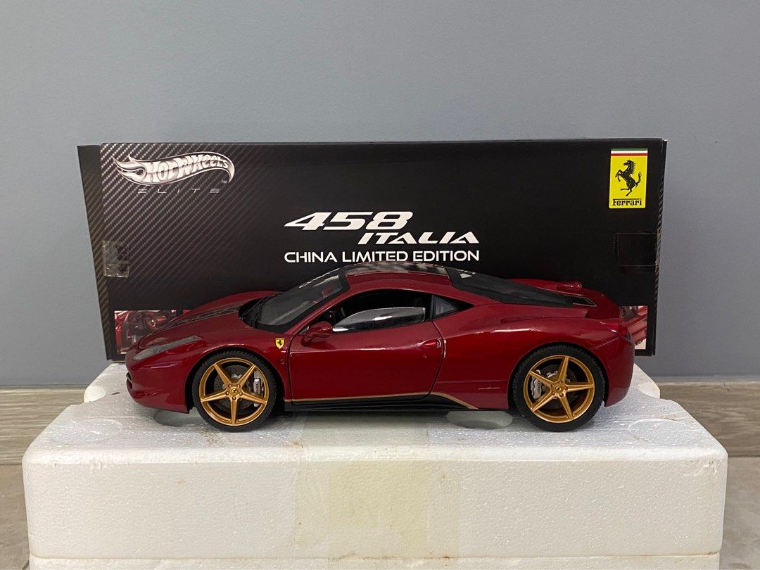 Ferrari 458 Italia China Limited Edition 1:18 Diecast, Hobbies & Toys ...
