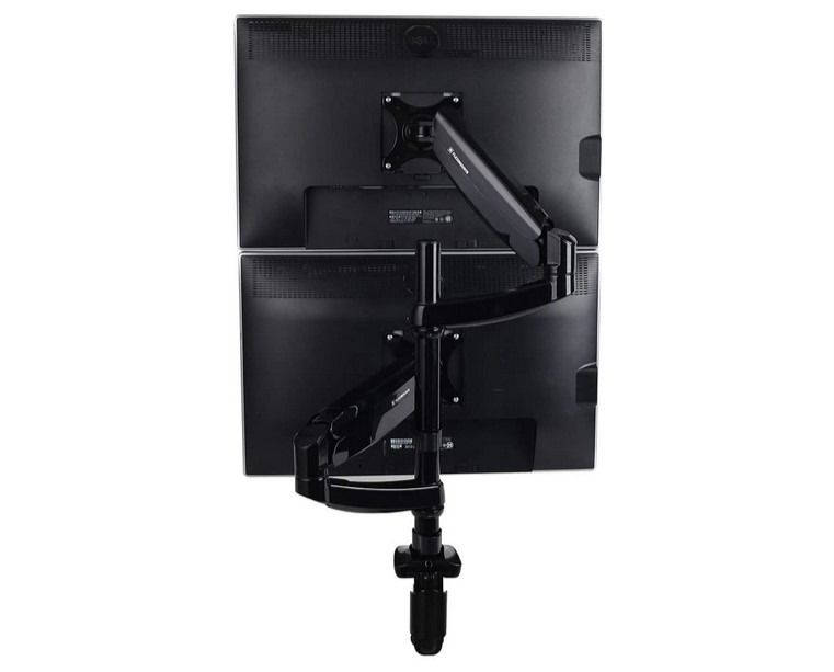 Fleximounts Monitor Arm Dual Stacking Arm Monitor Mount for 10-27 ...