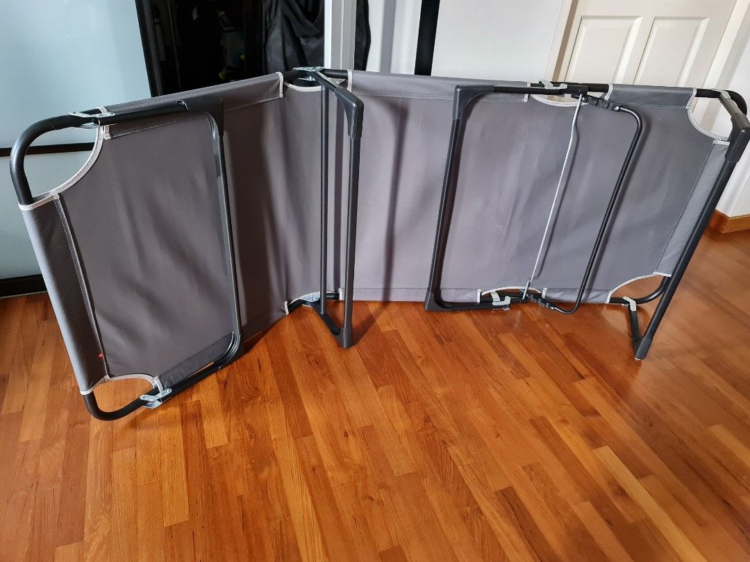 Foldable makeshift bed (1.9m by 75cm), Furniture & Home Living ...