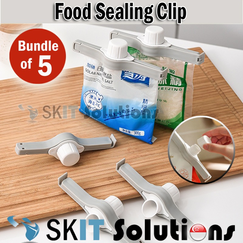 Food Sealing Clip Reusable Kitchen Snack Liquid Dispenser Nozzle with ...