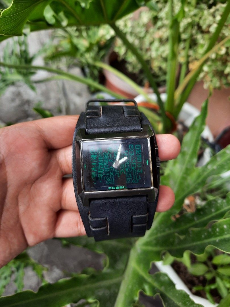 FOSSIL ULTRA RARE BIG TIC MATRIX WATCH AUTHENTIC, Men's Fashion, Watches & Accessories, Watches ...